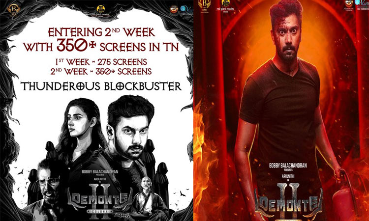 Arulnidhi's 'Demandi Colony 2' wins a handsome increase in screens ...