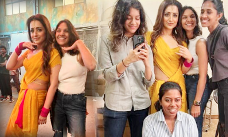 Trisha shares "Matta" song BTS glimpses from ' THE GOAT' |'மட்ட ...