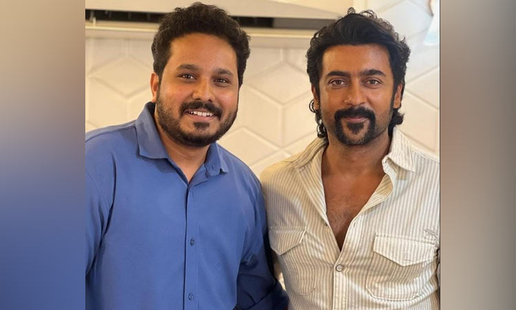RDX Director Nihas Hidayath meets actor Suriya in Kerala | நடிகர் ...