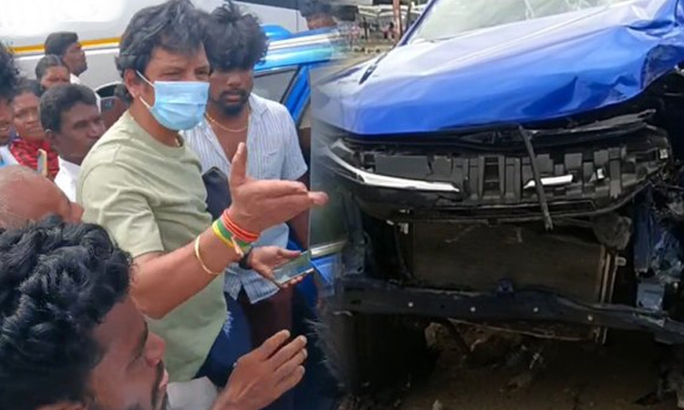 Actor Jeeva was involved in a car accident|கார் விபத்தில் சிக்கிய நடிகர் ஜீவா
