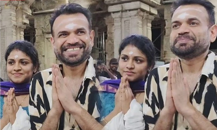Actor Premji visited Tiruchendur murugan temple with his wife ...