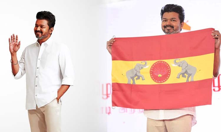 TVK Elephant on flag: EC will not interfere, த.வெ.க. கொடியில் யானை ...