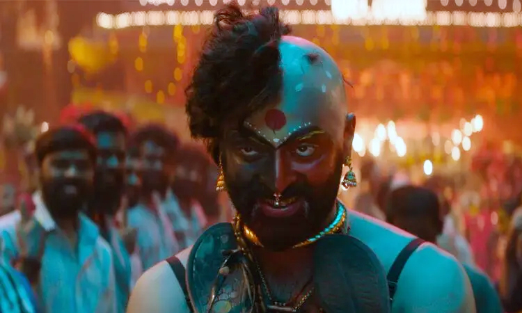 Is this the actor seen with a half-shaved head in the 'Pushpa 2 The ...