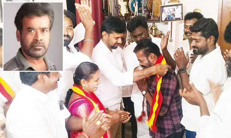 த.வெ.க.வில் இணைந்தார் நகைச்சுவை நடிகர் சாப்ளின் பாலு | Comedian Chaplin ...