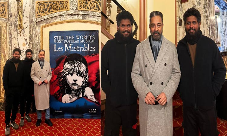 Kamalhaasan's Latest click from the USA with his KH237 Directors ...