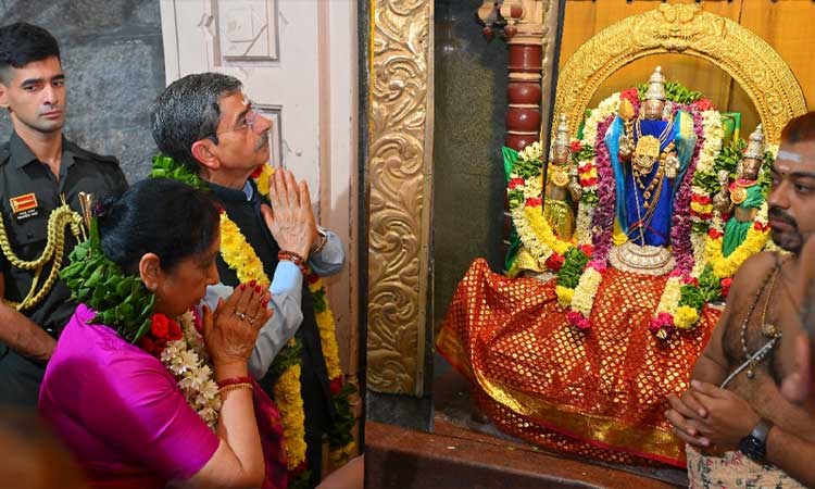 திருத்தணி முருகன் கோவிலில் கவர்னர் ஆர்.என்.ரவி சாமி தரிசனம், Governor ...