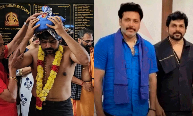 Actor Karthi Samy visits Sabarimala | சபரிமலையில் நடிகர் கார்த்தி சாமி ...