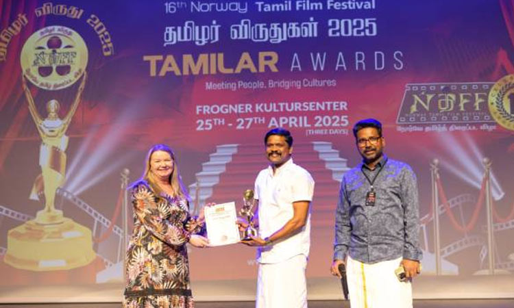 Norway Tamil Film Festival honours actor Soundara Raja | நார்வே ...