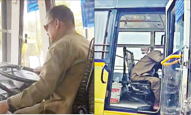மதுபோதையில் அரசு பஸ்சை இயக்கிய டிரைவர் பணியிடை நீக்கம் | Driver ...