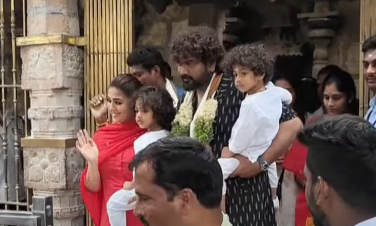 பழனி முருகன் கோவிலில் நயன்தாரா-விக்னேஷ் சிவன் சாமி தரிசனம் | Nayanthara ...