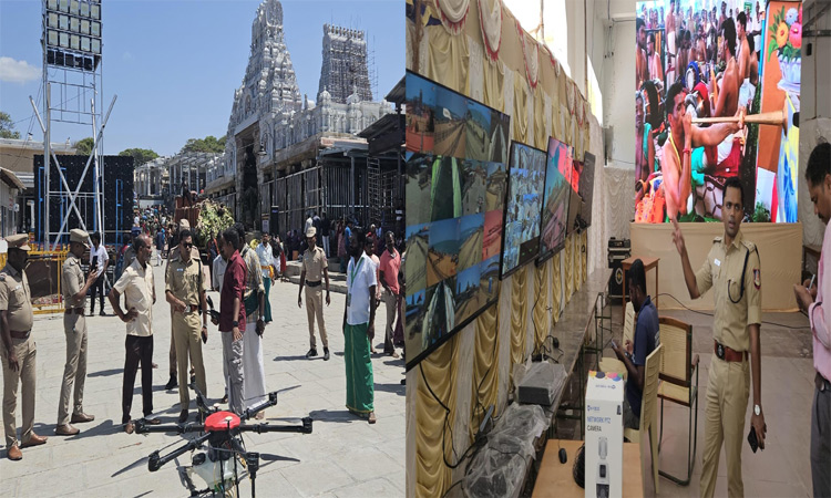 திருச்செந்தூர் கோவில் கும்பாபிஷேகத்தை முன்னிட்டு மாவட்ட எஸ்.பி ...