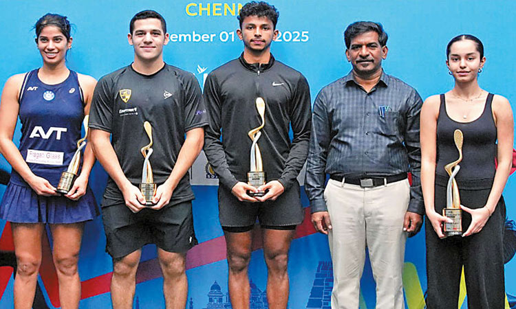 International Squash Tournament: Velavan Senthilkumar, Anahat Singh ...